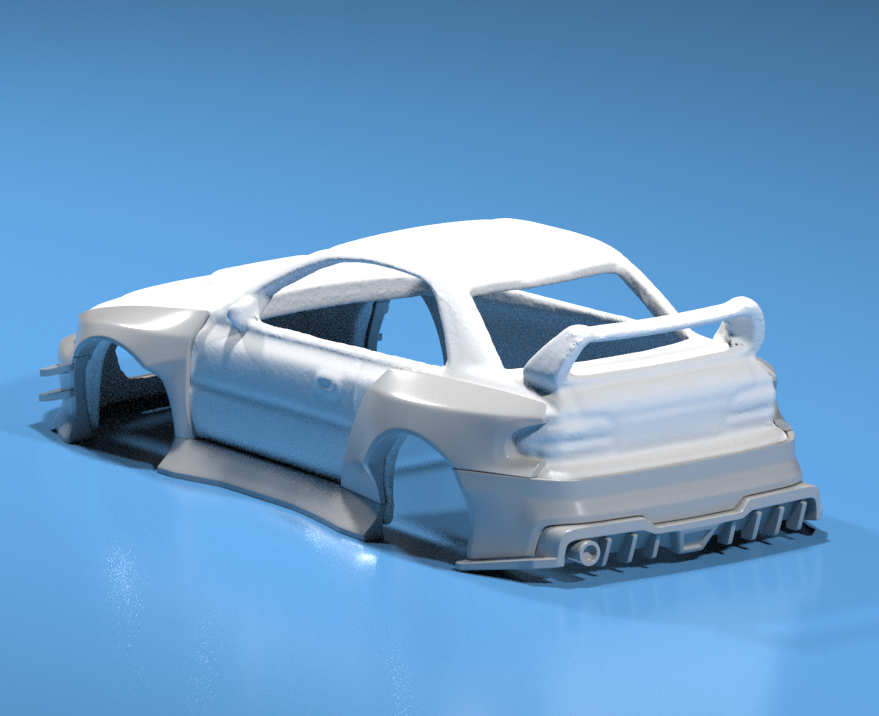 Wide Body Kit For Hot Wheels Subaru Impreza 22B - Resin - 3d Printed | eBay
