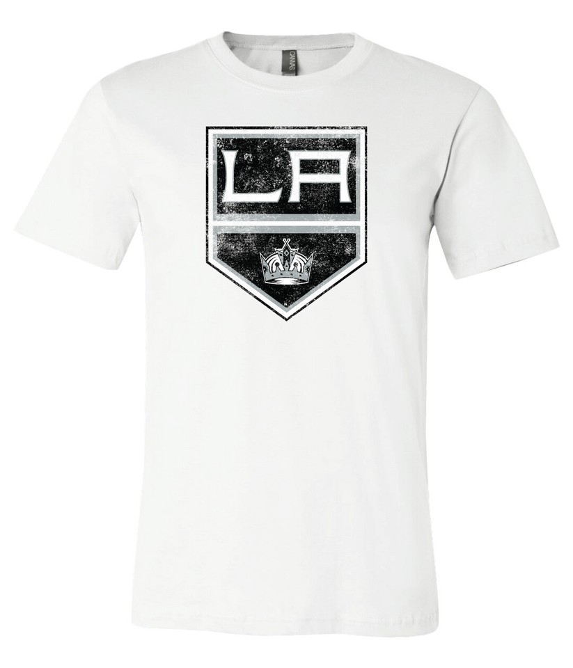 Los Angeles Kings Distressed logo shirt S-6XL Tracking!! | eBay