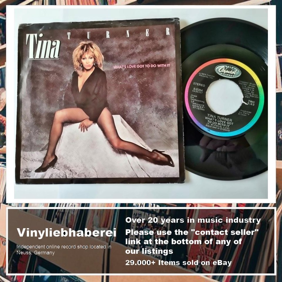 Tina Turner - What's love got to do with it 7'' Vinyl US DIFFERENT ...