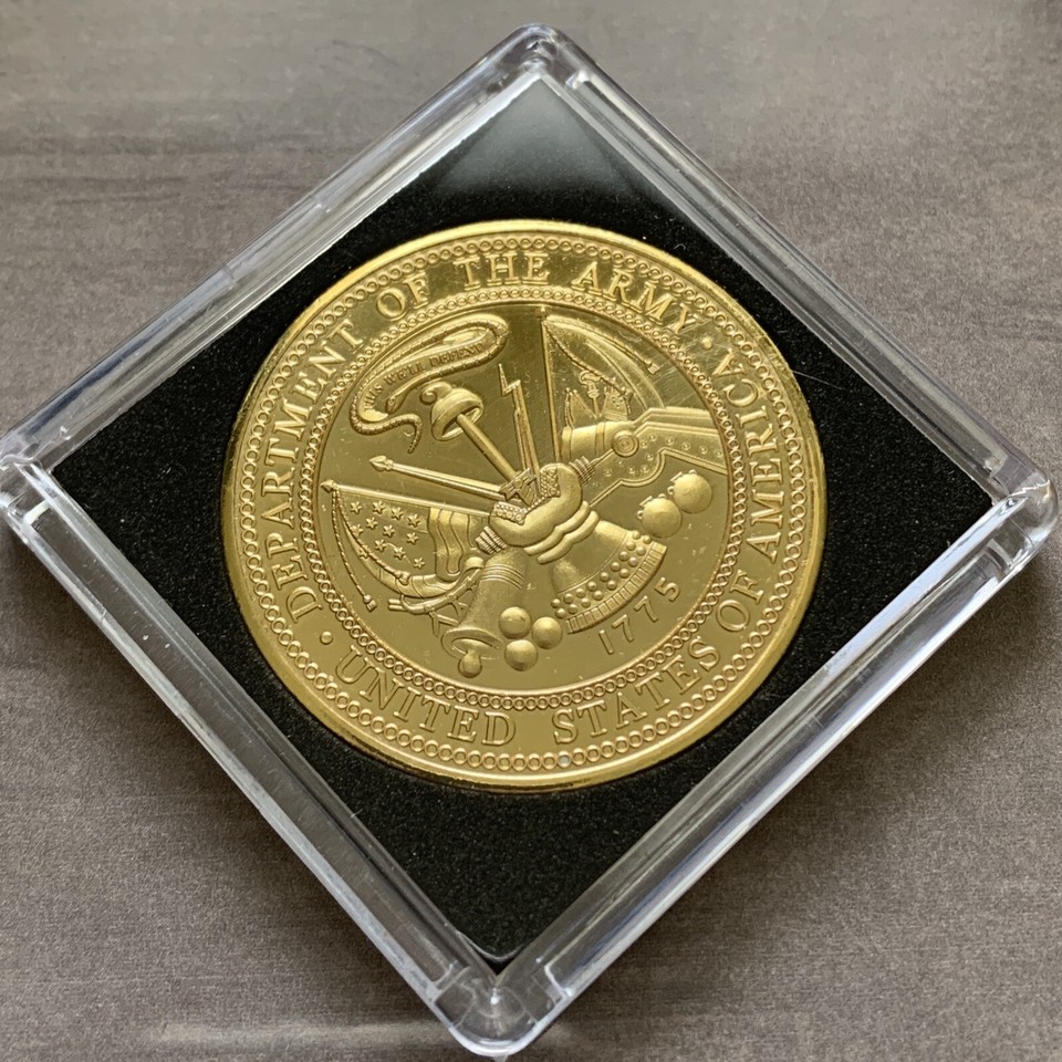 UNITED STATES ARMY - Rank PFC-PRIVATE FIRST CLASS E-3 Challenge Coin ...