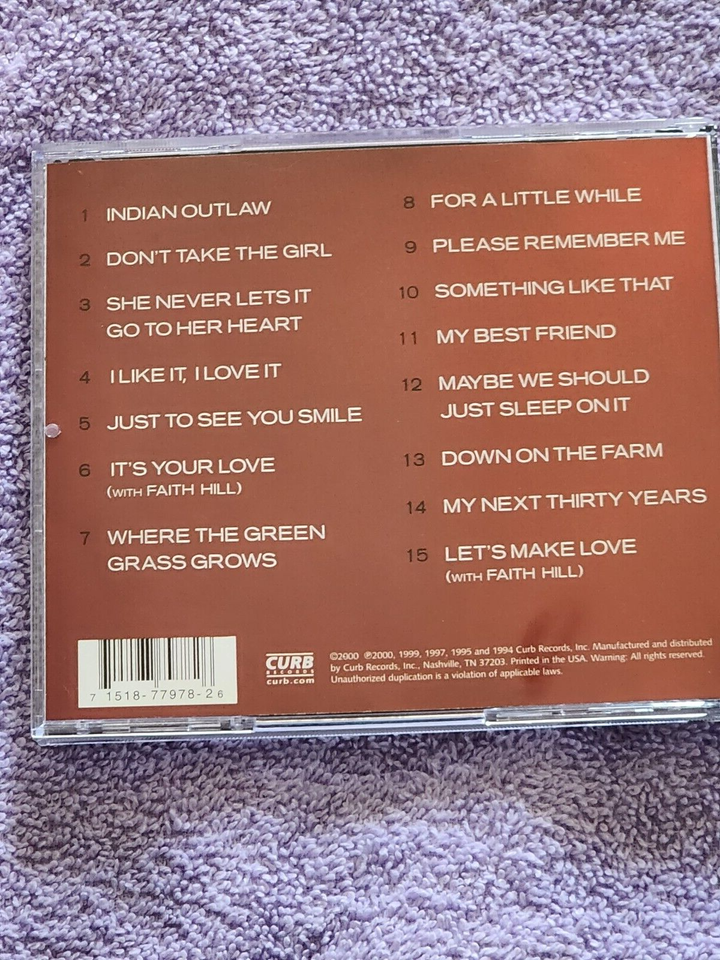 Greatest Hits by McGraw, Tim (CD, 2000) USED 715187797826| eBay