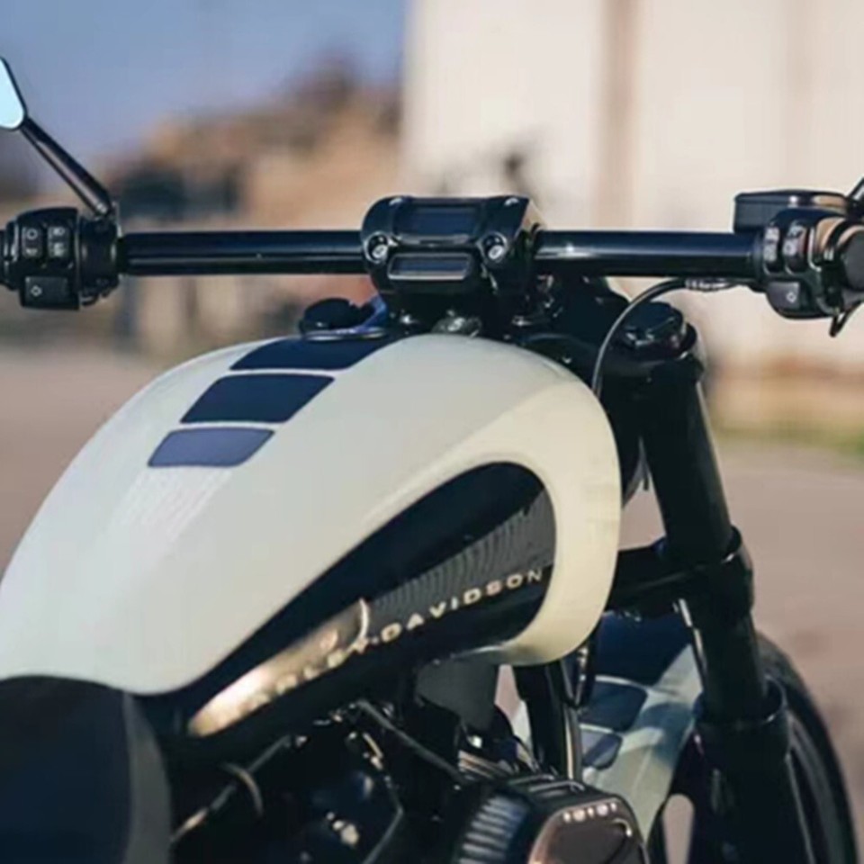 For Harley Softail Street Bob Breakout FXBB FXDR 1.25" Handlebar Riser ...