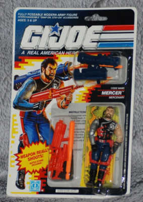 G.I.GI Joe 1990 MERCER MOC SGT.SLAUGHTERS MARAUDERS MERCENARY FIGURE | eBay