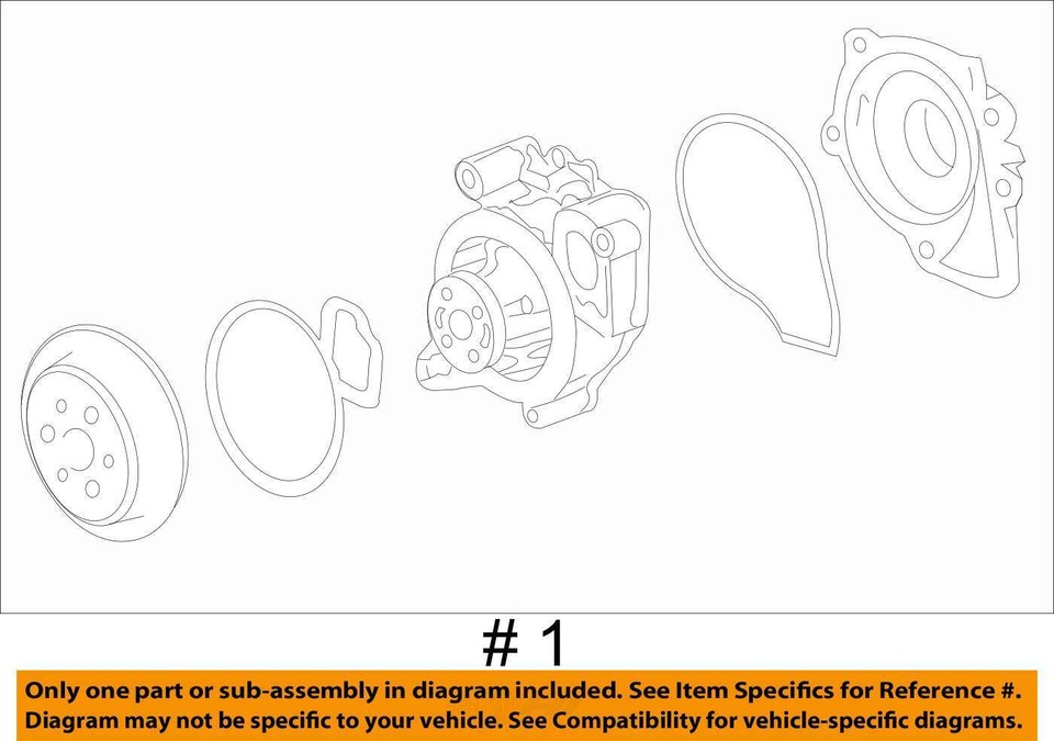 GM OEM 00-17 Alero Cooling Water Pump-Water Pump 12630084 | eBay