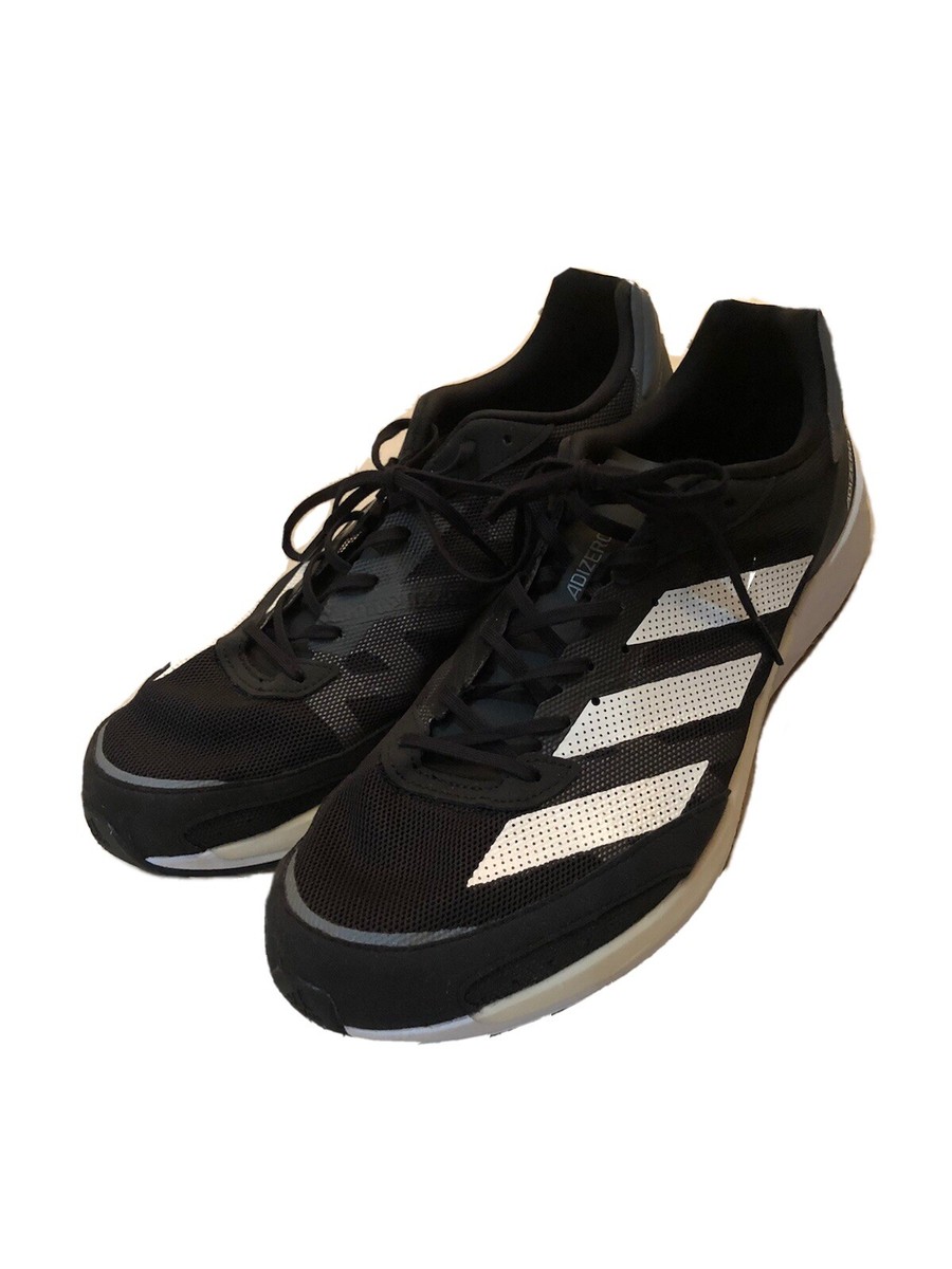 アディダス メンズ ランニングシューズ adidas Men's Adizero Adios 6 Running Shoes - Black/Grey Adidas Size 13 Mens Adizero Adios 6 Black Running Shoes- Great