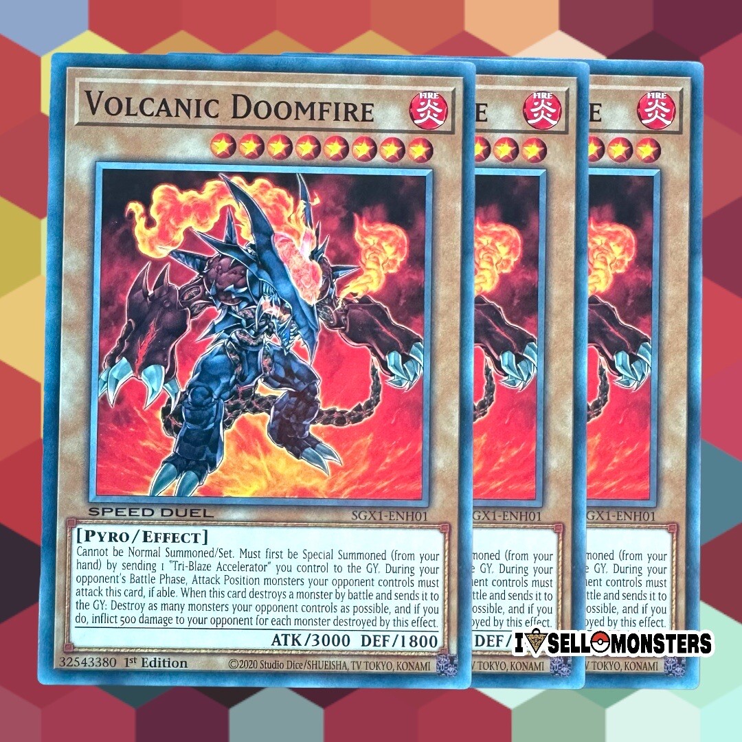 yu-gi-oh Volcanic Doomfire ct04 For Sale - MAVIN