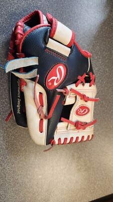 Rawlings Players Series 11" Youth Left Baseball Glove White/Red/Blue ...