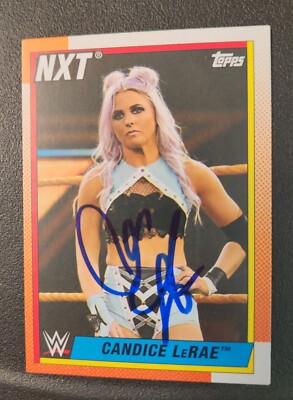 Candice Lerae Autograph Signed 2021 Topps Heritage WWE Wrestling ...