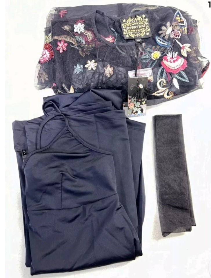 $1200 NWT Johnny Was Spellbound Dress with Slip - S - JW46511224 | eBay