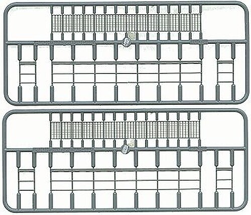 Tichy-Train Open Grate Platform w/Handrails (2) - HO Scale Model ...