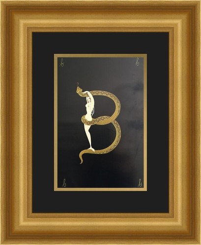 Erte Alphabet Suite B Custom Framed Print FREE SHIPPING | eBay
