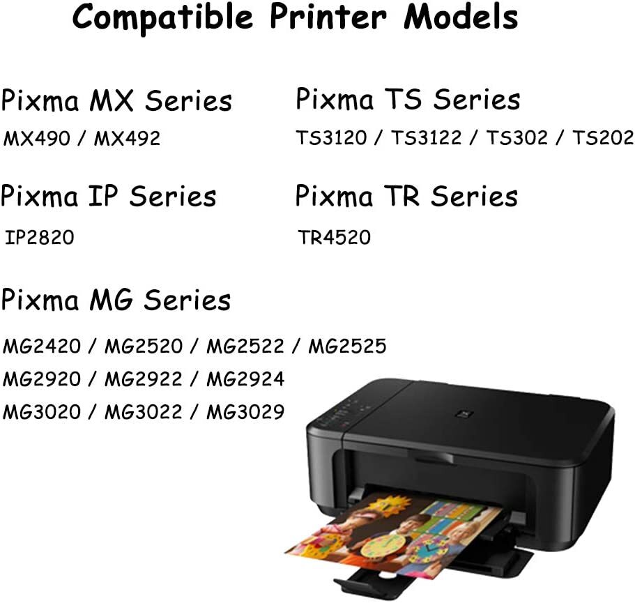 2PK PG-245 XL CL-246 XL Ink Cartridge For Canon PIXMA MG2922 MG2522 ...