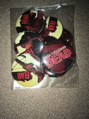The Walking Dead Pin Back Of Buttons 7 In Pack | eBay