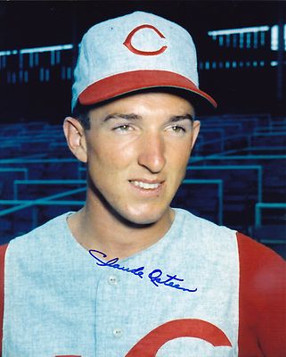 Claude Osteen Autographed 8x10 Cincinnati Reds Free Shipping #2 | eBay