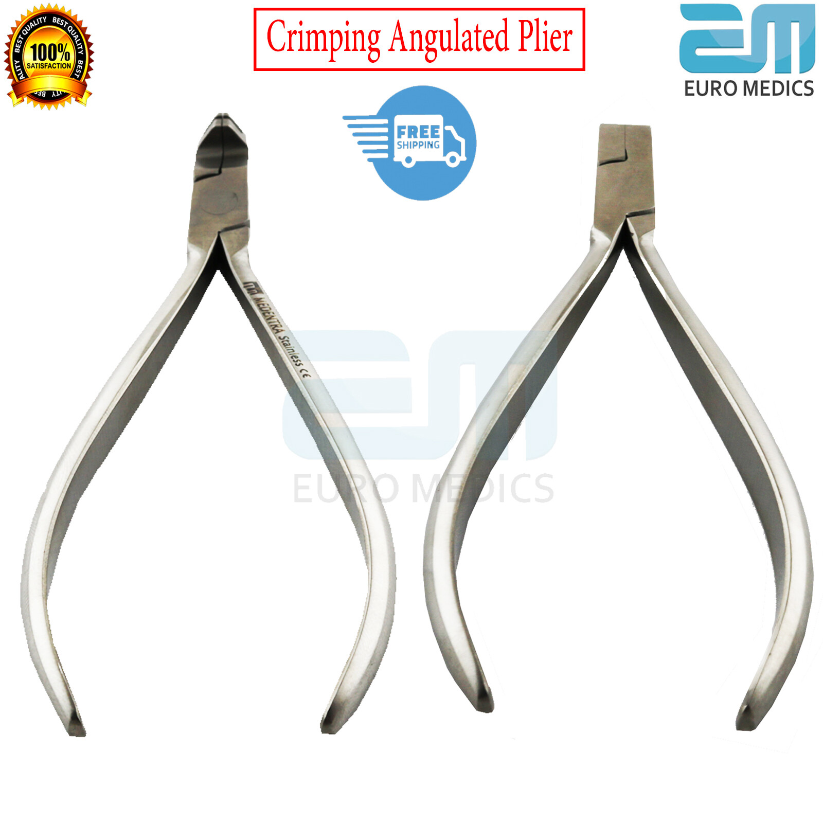 Dental Tooth Extraction Pliers Upper & Lower Molars Crimping Plier ...