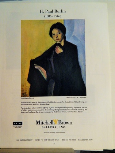 H PAUL BURLIN ART PIECES VTG ORIG 1994 ADVERTISEMENT, | eBay