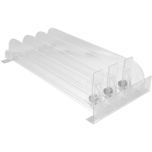 3pcs Drink Pusher Glide Self-Pushing Plastic Dispenser Supermarket ...