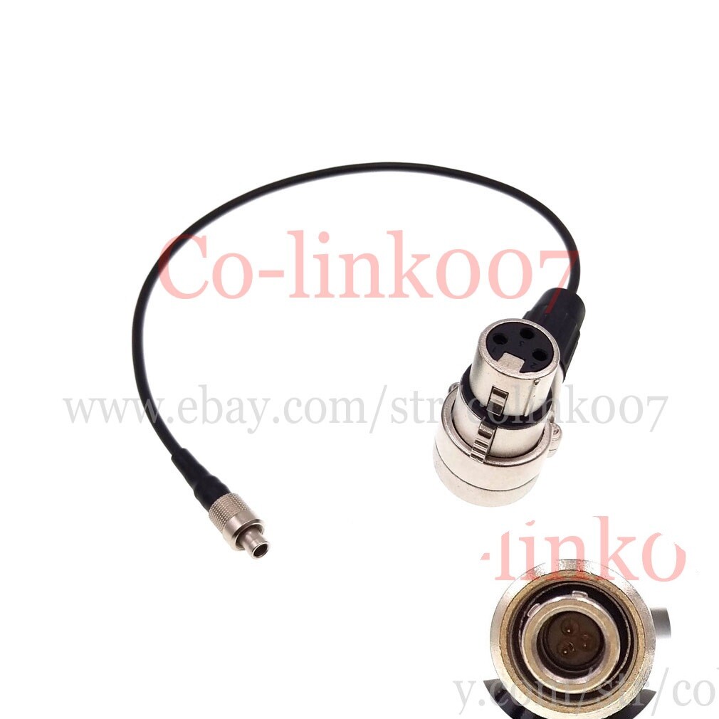 3 Pin FVB.00.303.NLAE24 to XLR 3pin Cable for Sennheiser SK2000 ...