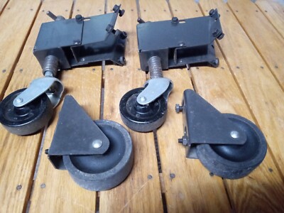 Craftsman Table Saw 113 series Caster Wheel Kit for Tapered Leg Stand w ...