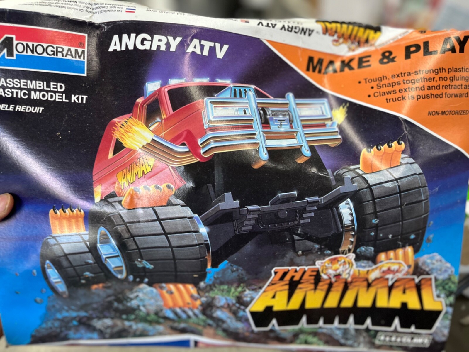 Monogram 1502 Angry ATV ANIMAL Built model Vintage McM | eBay