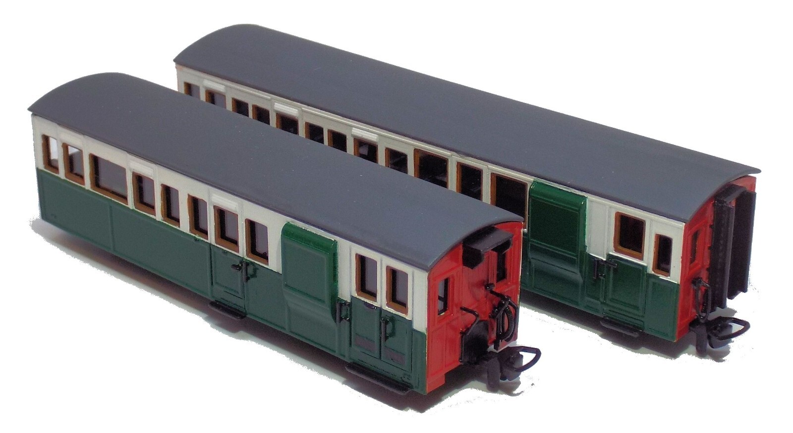 Fourdees Ltd Ffestiniog Railway Carriages 11 and 12 009 / OO9 Scale Kit ...