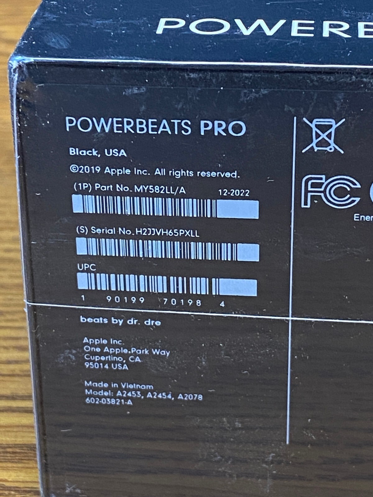 Beats by Dr. Dre Powerbeats Pro Bluetooth Wireless Earbuds - Black ...