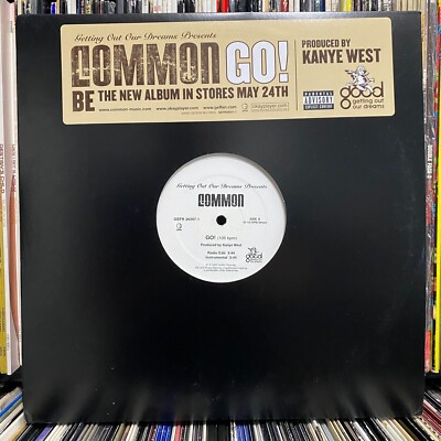 COMMON - GO! (12") 2005!!! RARE!!! KANYE WEST + JOHN MAYER!!! BE | eBay