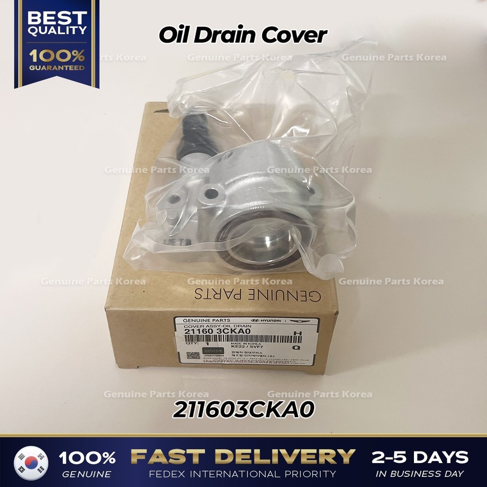 ⭐Genuine⭐ Oil Drain Cover 211603CKA0 for Hyundai Genesis | eBay
