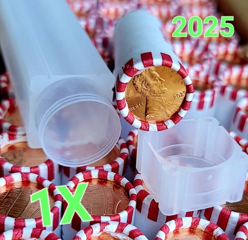 2025 Lincoln Shield Cent Penny (1X)Sealed Bank Roll 50 Coins' WITH ...