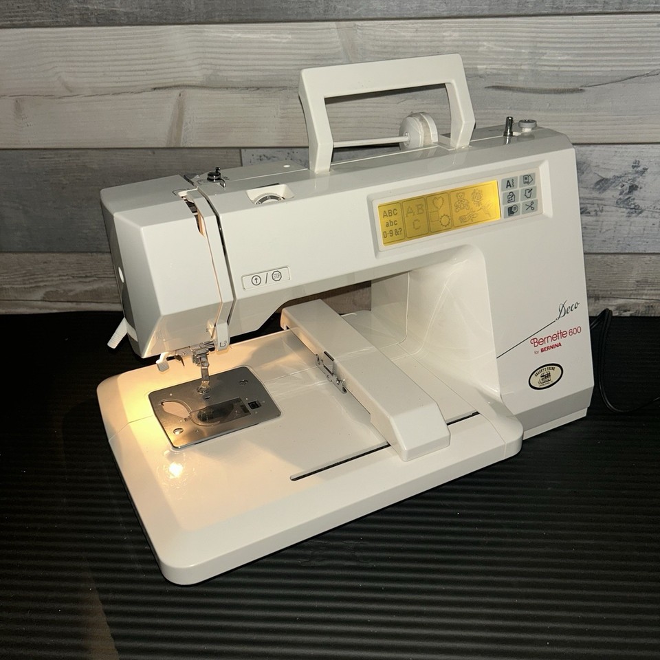 BERNINA BERNETTE DECO 600 EMBROIDERY SEWING MACHINE | eBay