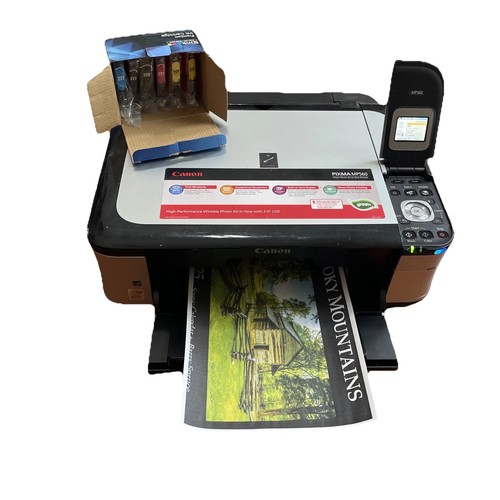 Canon PIXMA MP560 All-in-One Inkjet Printer - Tested & Works Great w ...