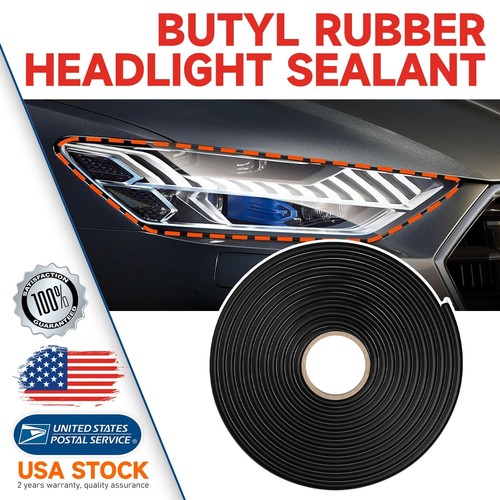 1PC Premium Butyl Tape Rubber Glue Headlight Sealant Reseal Headlamps ...