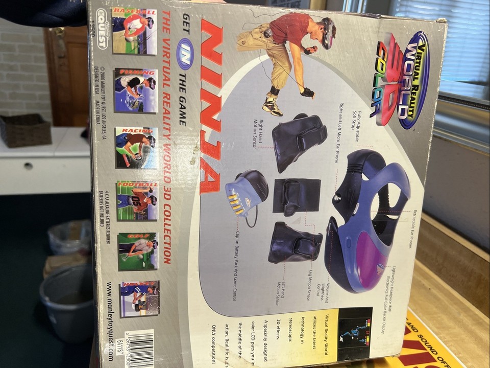 Vintage Virtual Reality World 3D Color VR Boxing Game Headset 90s | eBay