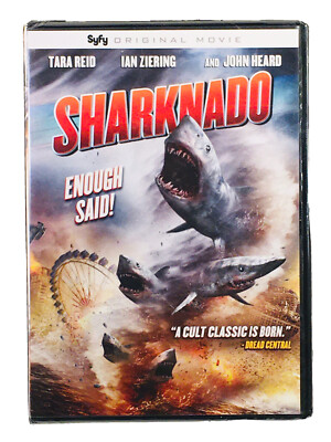 Sharknado (DVD 2013 WS) NR Sci-Fi Tara Reid Ian Ziering John Heard Syfy ...