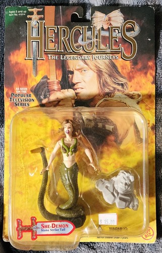 1996 Hercules Legendary Journeys She Demon W/ Stone Strike Tail Figure ...