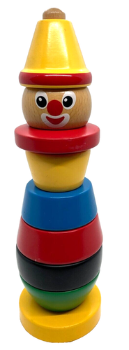 Brio Stacking Clown 30120 Toddler Stacking Wooden Toy | eBay