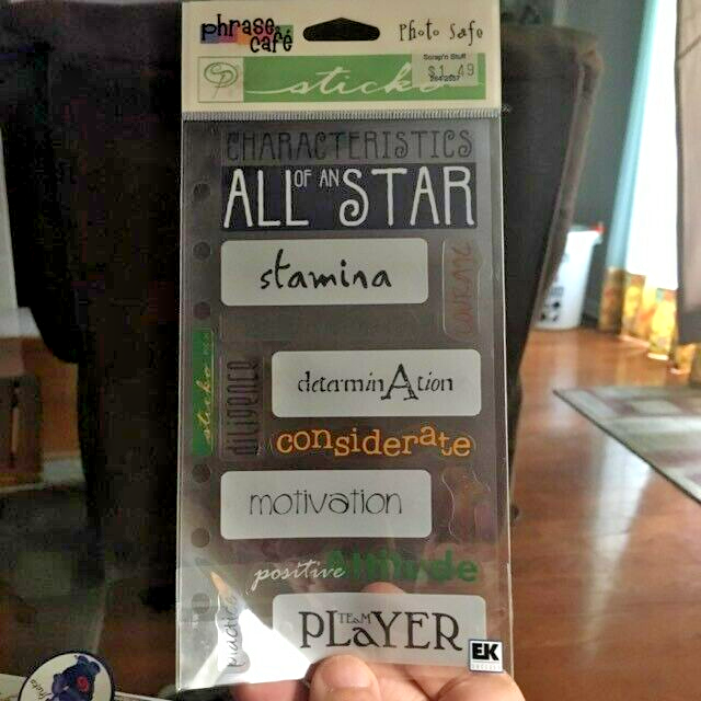 EK Success Sticko ~ 12 CHARACTERISTICS of an ALL STAR stickers SP-PCC ...