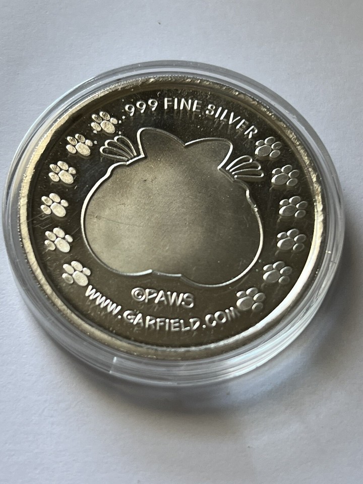 Garfield Coin Cat Cartoon Rare Odie 2000 Christmas | eBay