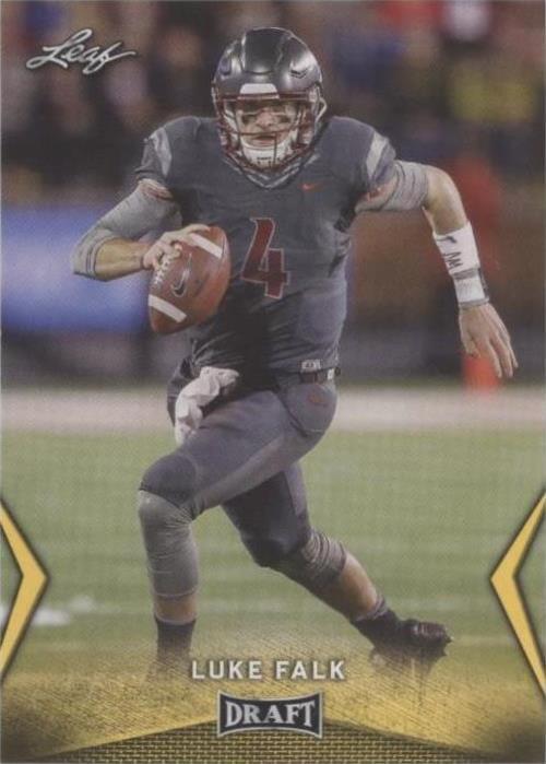 2018 Leaf Draft - Luke Falk #35 Gold (RC) for sale online | eBay