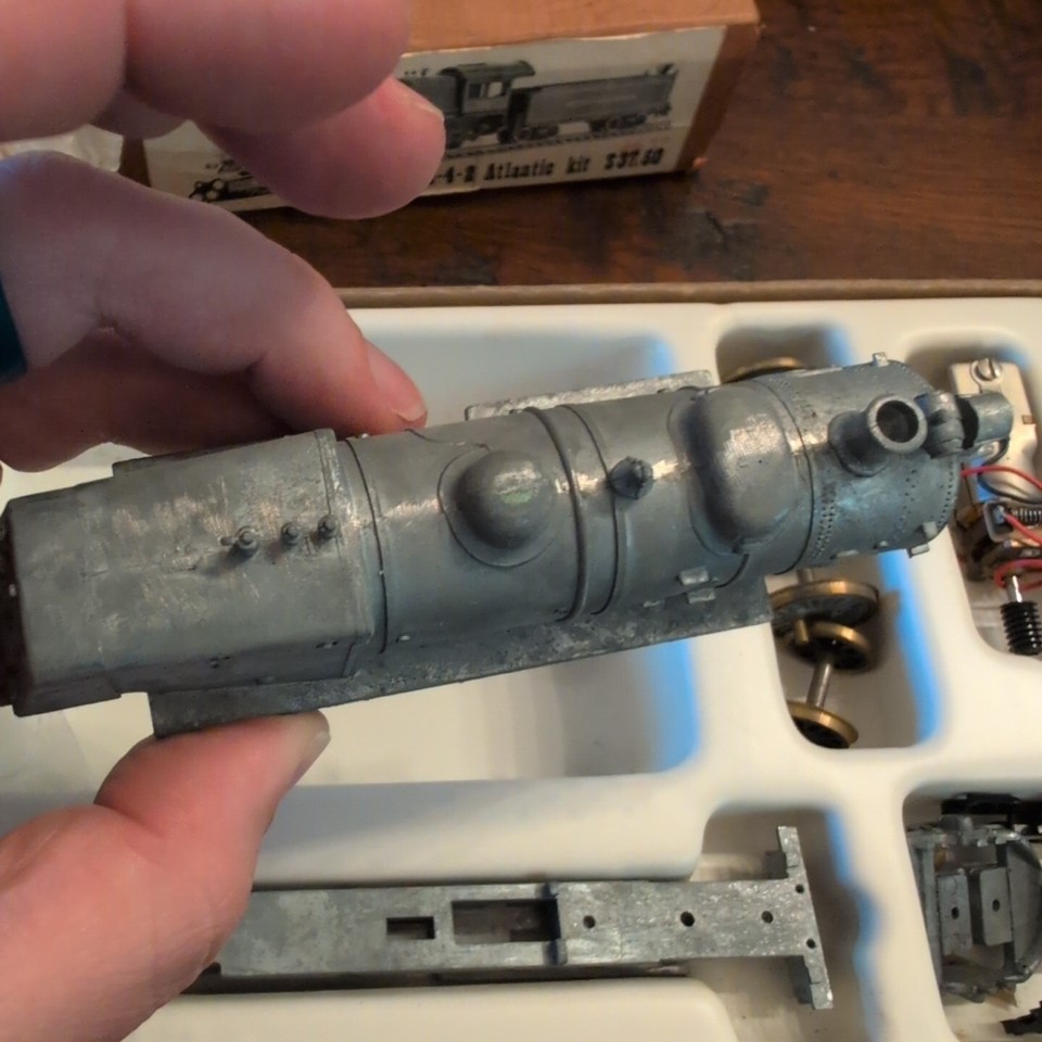 VINTAGE ROUNDHOUSE HO SCALE 4-4-2 ATLANTIC STEAM ENGINE KIT | eBay