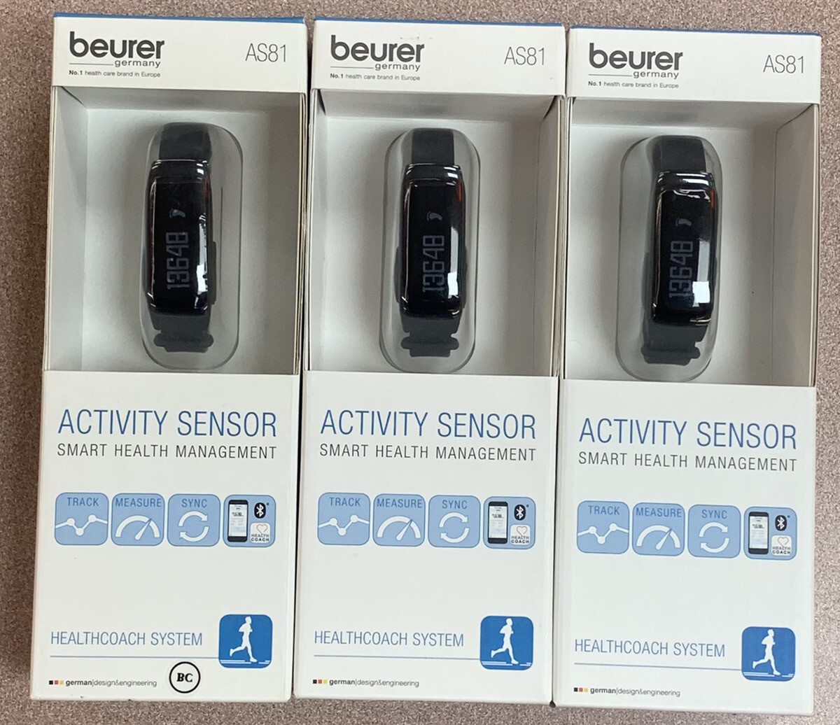 3 Beurer AS81 Bluetooth Smart Activity Sensor Fitness Tracker ...