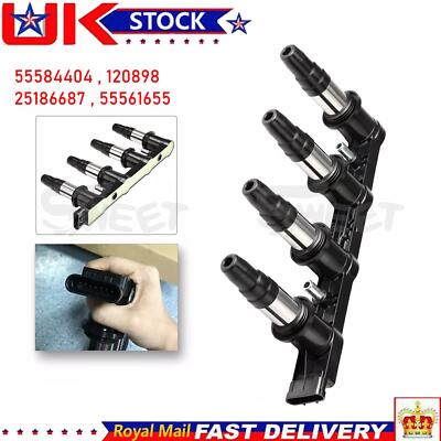 Ignition Coil Pack for Vauxhall Astra Insignia Zafira 1.6 1.8 55584404 ...