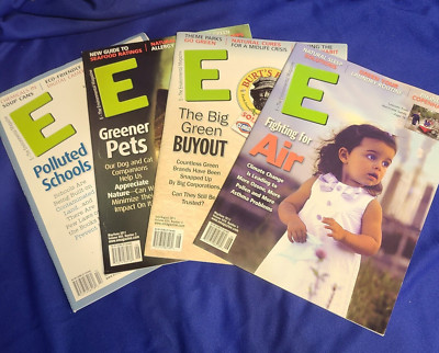 E-The Environmental Magazine LOT OF 4 (2011-13) Green-Buyout? Polluted ...