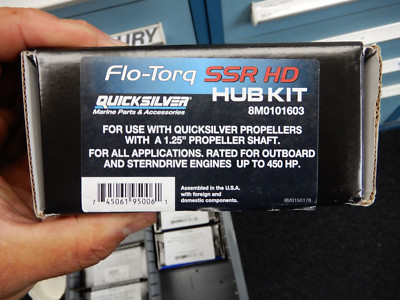 Quicksilver Silent SSR Solid Hub Kit 8M0101603 8M0101601 For Mercury 19 ...