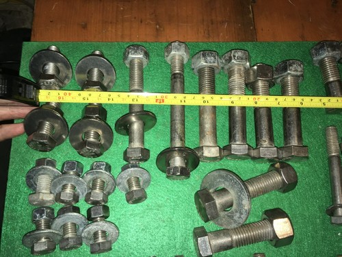 Hex Bolt Lot (62) F593-G316 S30400 F593C F593D 651 S31600 washers and ...