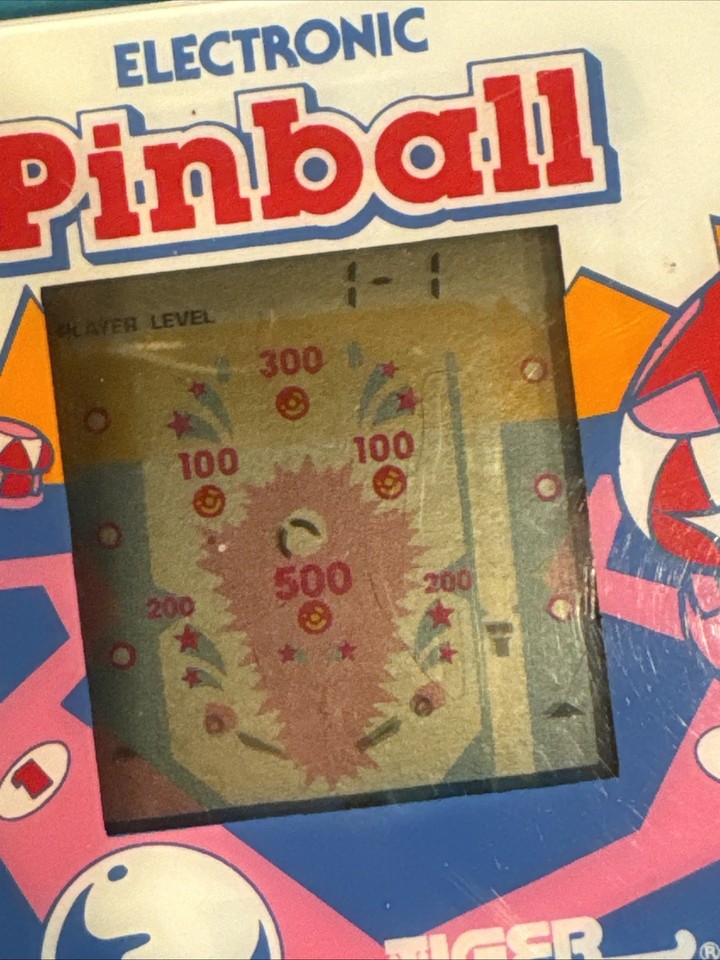 Vintage 1987 Tiger Electronic Pinball Handheld Game LCD Tested Works ...