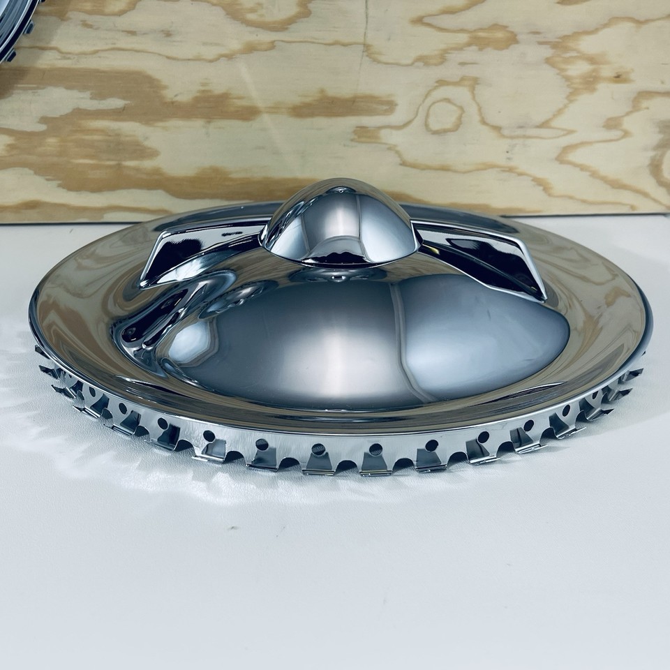 NEW 15 inch Chrome Bullet Flipper Hubcap Set of 4 Wheel Covers United ...