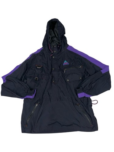 Vintage 1990s Marker LTD Summit Gear 1/2 Zip Anorak Windbreaker Jacket ...