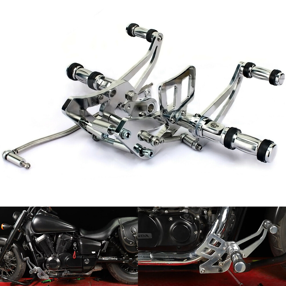 Polished 4" CNC Forward Controls for HONDA Shadow Spirit 750 VT750C ...
