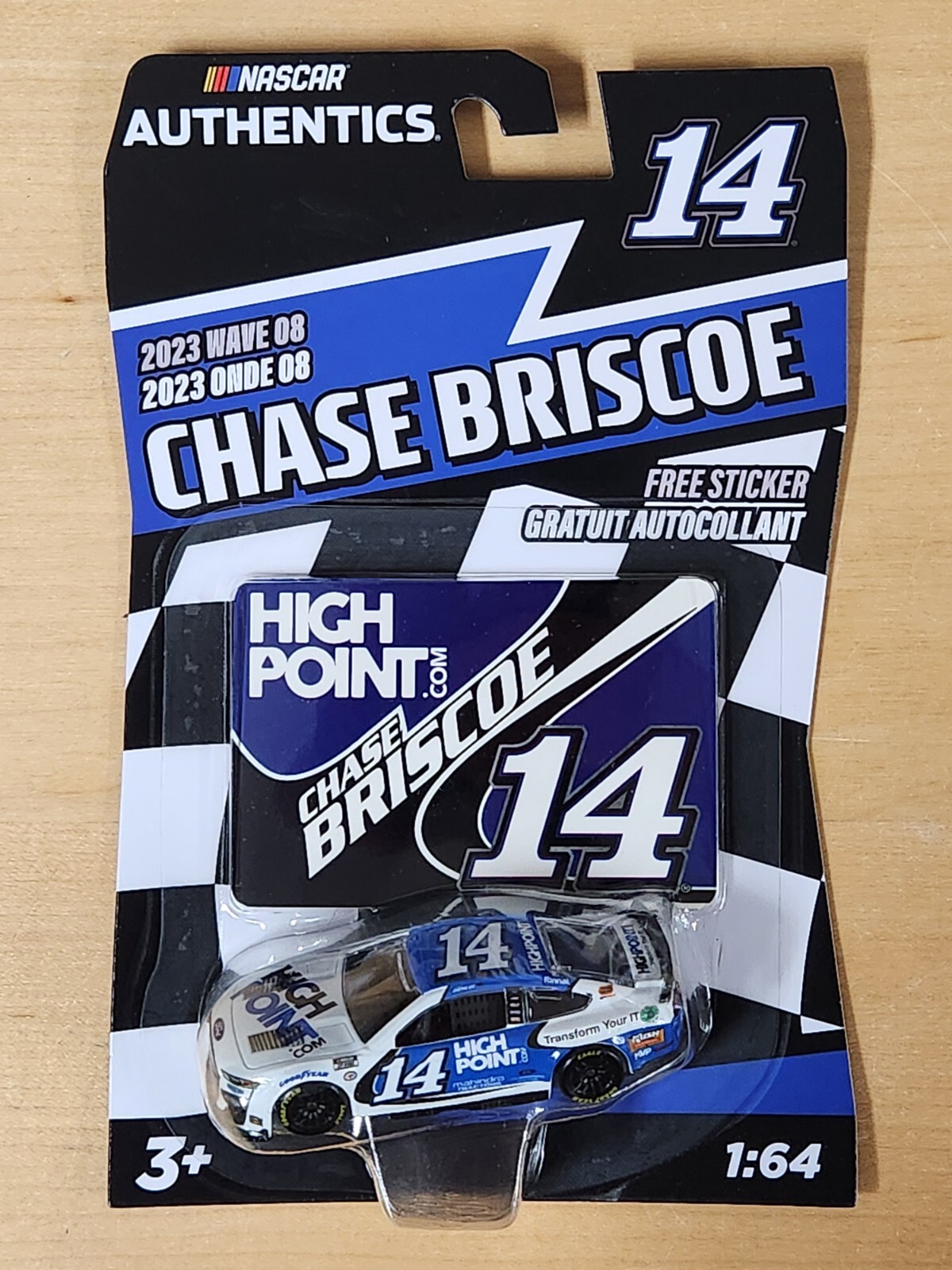 2023 Wave 8 Chase Briscoe High Point 1/64 NASCAR Authentics Diecast | eBay